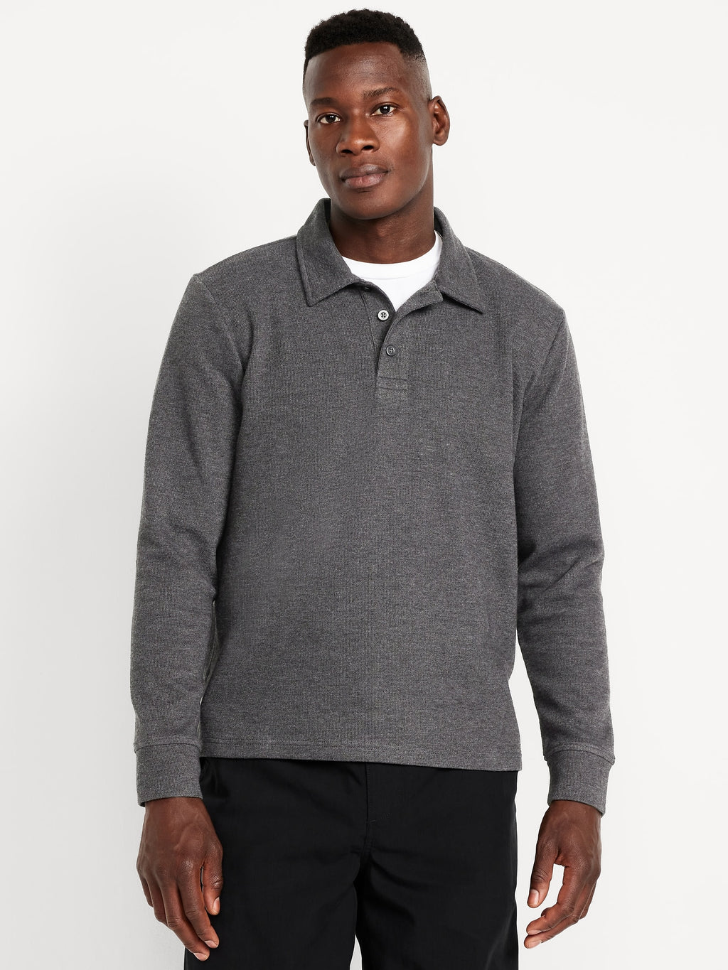 Polo Manga Larga con Botones Delanteros – Line Up Shop