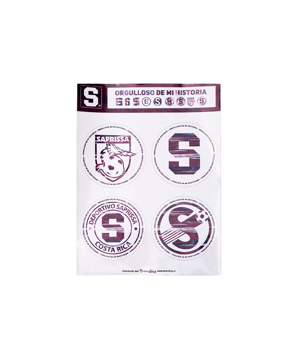 Pack De 4 Sticker "Escudos" – Line Up Shop